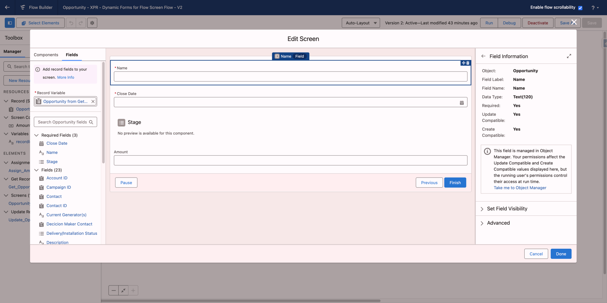How to Use Dynamic Forms for Flow - Salesforce Break
