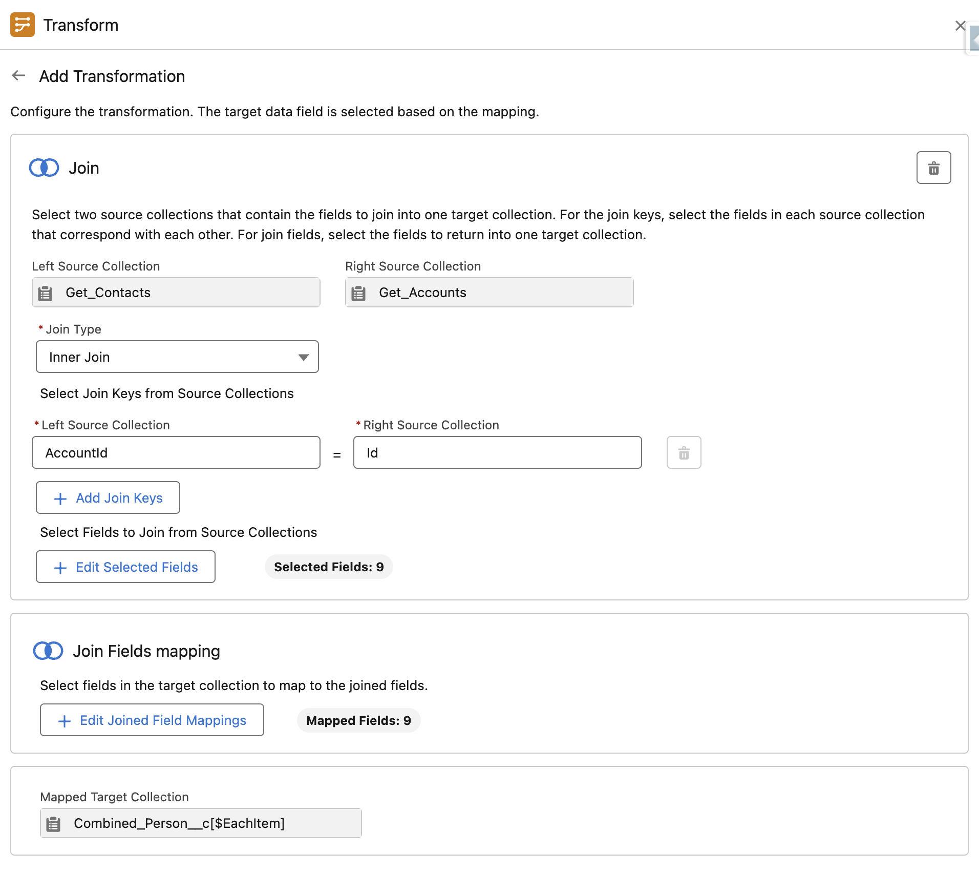 Transform Element Now Supports Join Collections - Salesforce Break