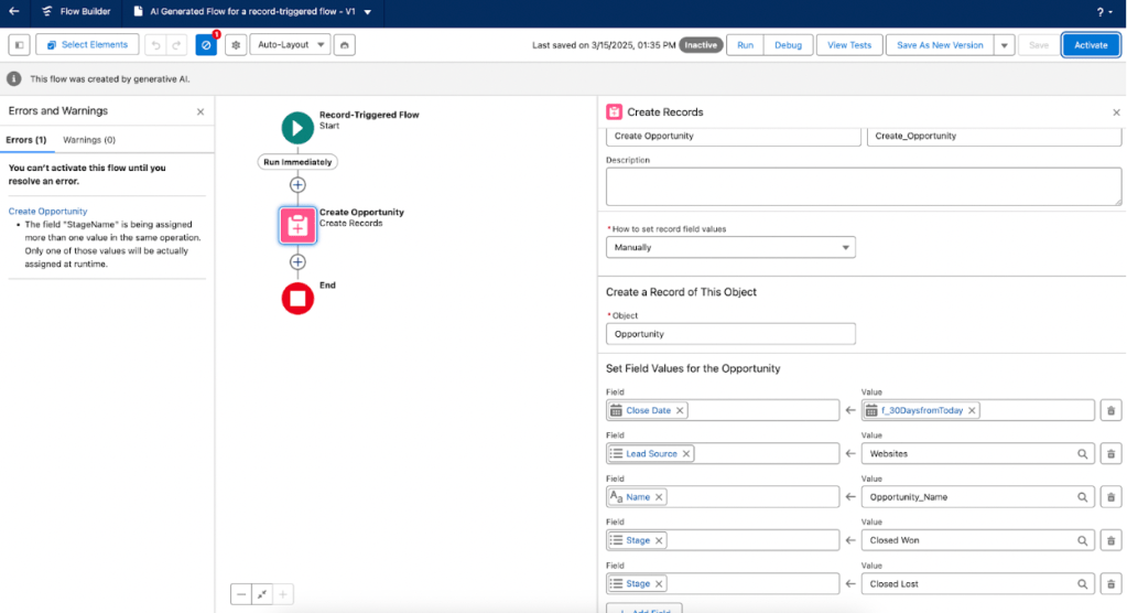My Inaugural Agentforce-Assisted Flow Building Experience - Salesforce ...