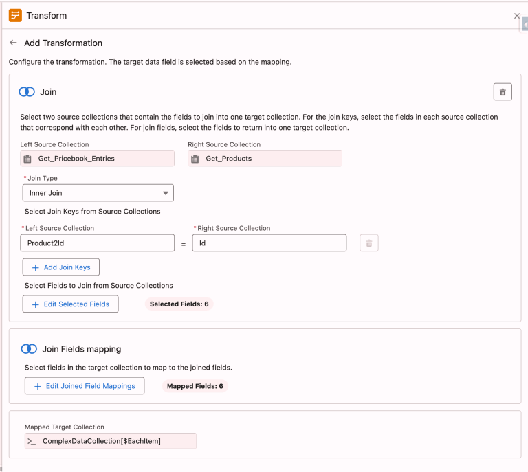 Display Product and Price Book Entry Fields in the Same Flow Data Table ...